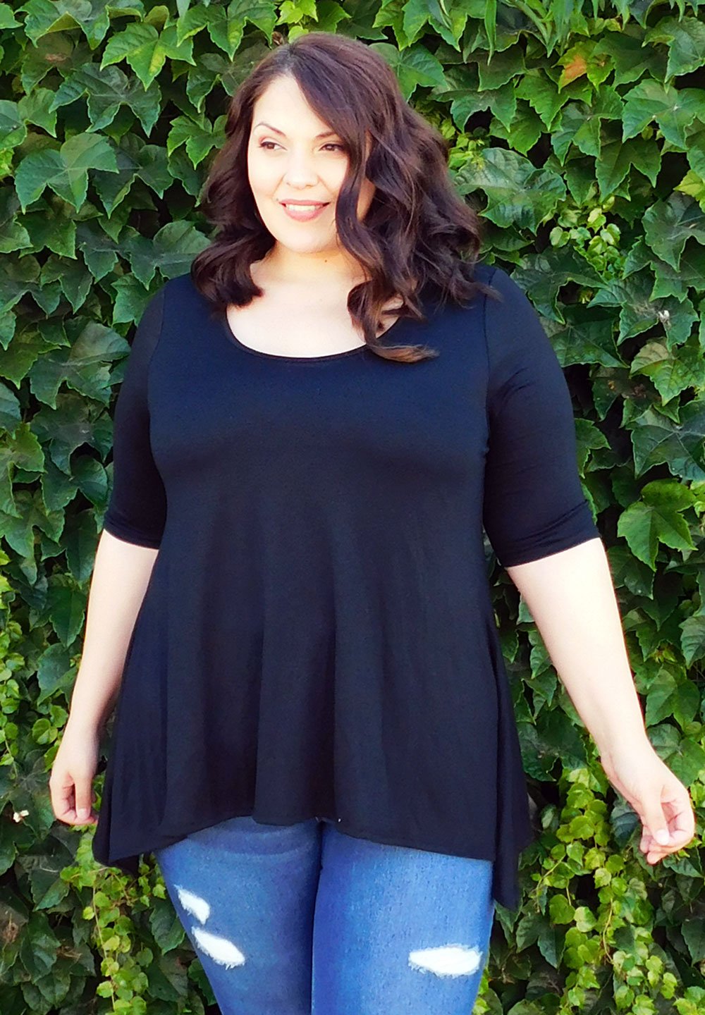 Stylish and Trendy Plus Size Tops | Polly Top | SWAK Designs