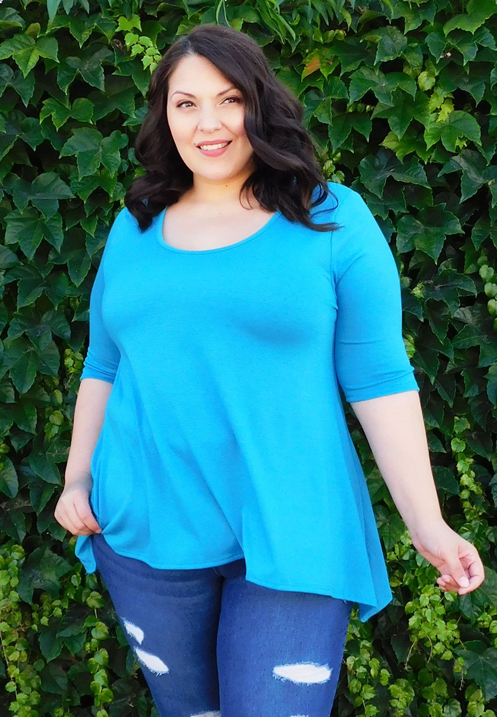 Stylish and Trendy Plus Size Tops | Polly Top | SWAK Designs