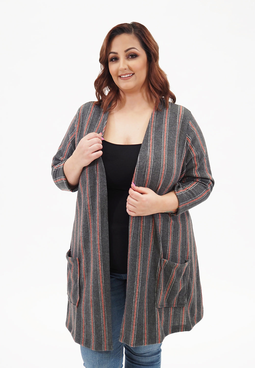 Stylish and Trendy Plus Size Tops | Ruby Cardigan | SWAK Designs